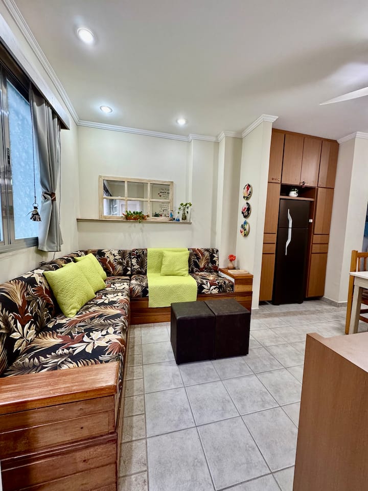 Charme Retrô | Frt Praia, Ar, Wi-fi, Vista Mar! - Santos State