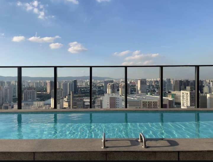 Studio Moderno Piscina Roooftop Allianz Parque - Brazil