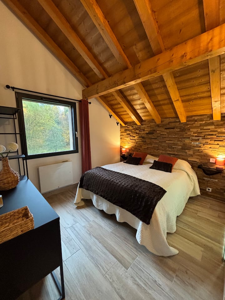 Chalet Neuf à 300 Mètres à Pied Du Lac - La Bresse