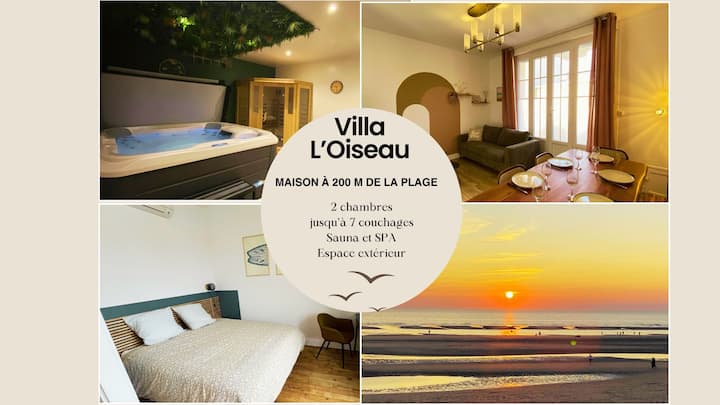 Villa L'oiseau, Spa Et Sauna, 200m De La Plage - Merlimont