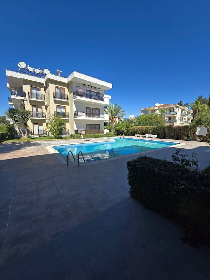 Belek Merkezde 2+1 Ortak Havuzlu  Eşyalı Daire - Belek