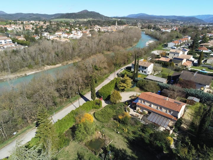 Maison Familiale, Bord De Drôme Avec Grand Jardin - Drôme