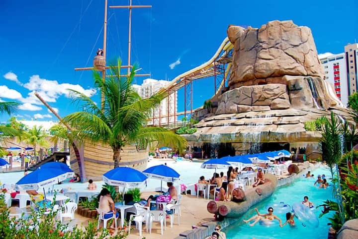 Lazer E Conforto Ao Lado Do Parque Ingresso Grátis - Caldas Novas