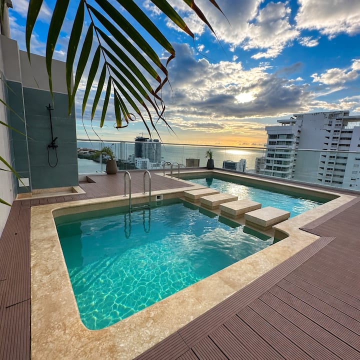 Apartamento Acojedor Con Vista Al Mar, Cartagena. - Cartagena
