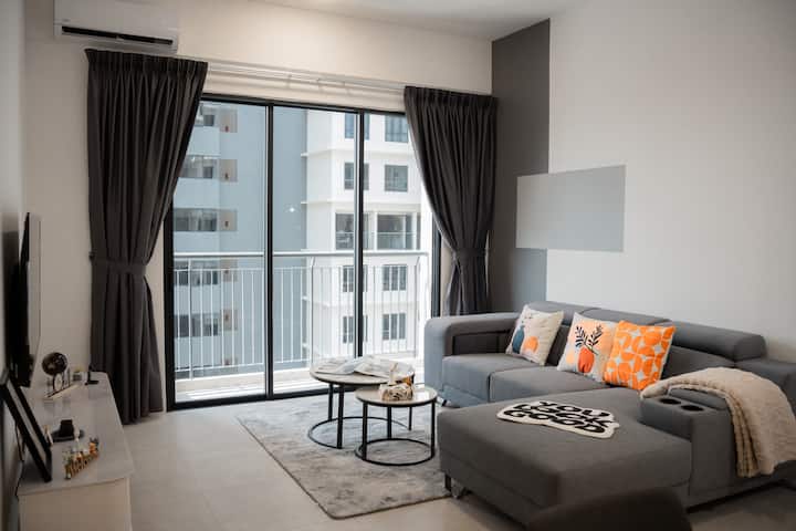 (New) Cozy Haus 4br 7pax@aston Acasia - Bukit Mertajam