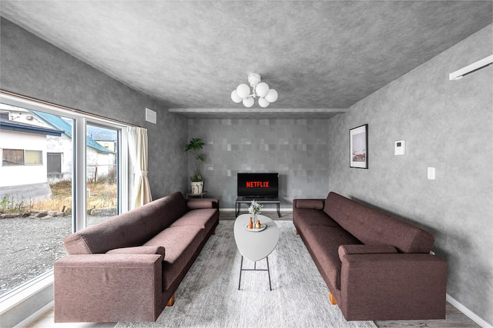 Blue Roof Furano【5min By Car To Furano Sta / 88㎡ 】 - Furano