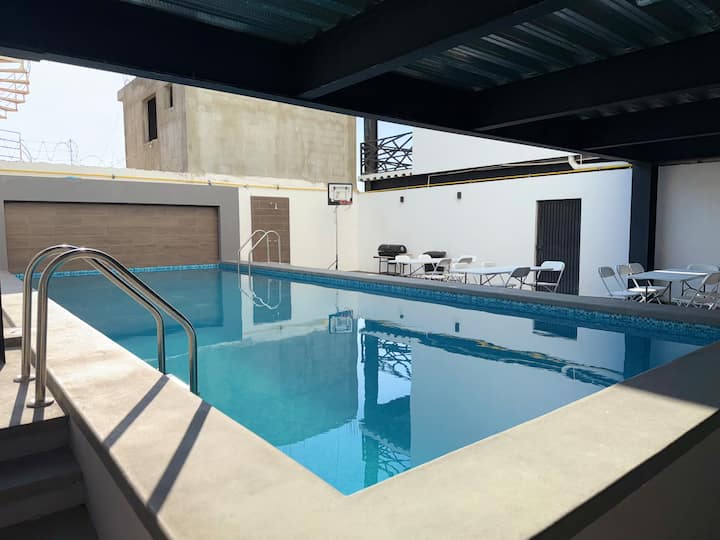 Depa F Alberca, Terraza Y Comodidad Total - Rosarito