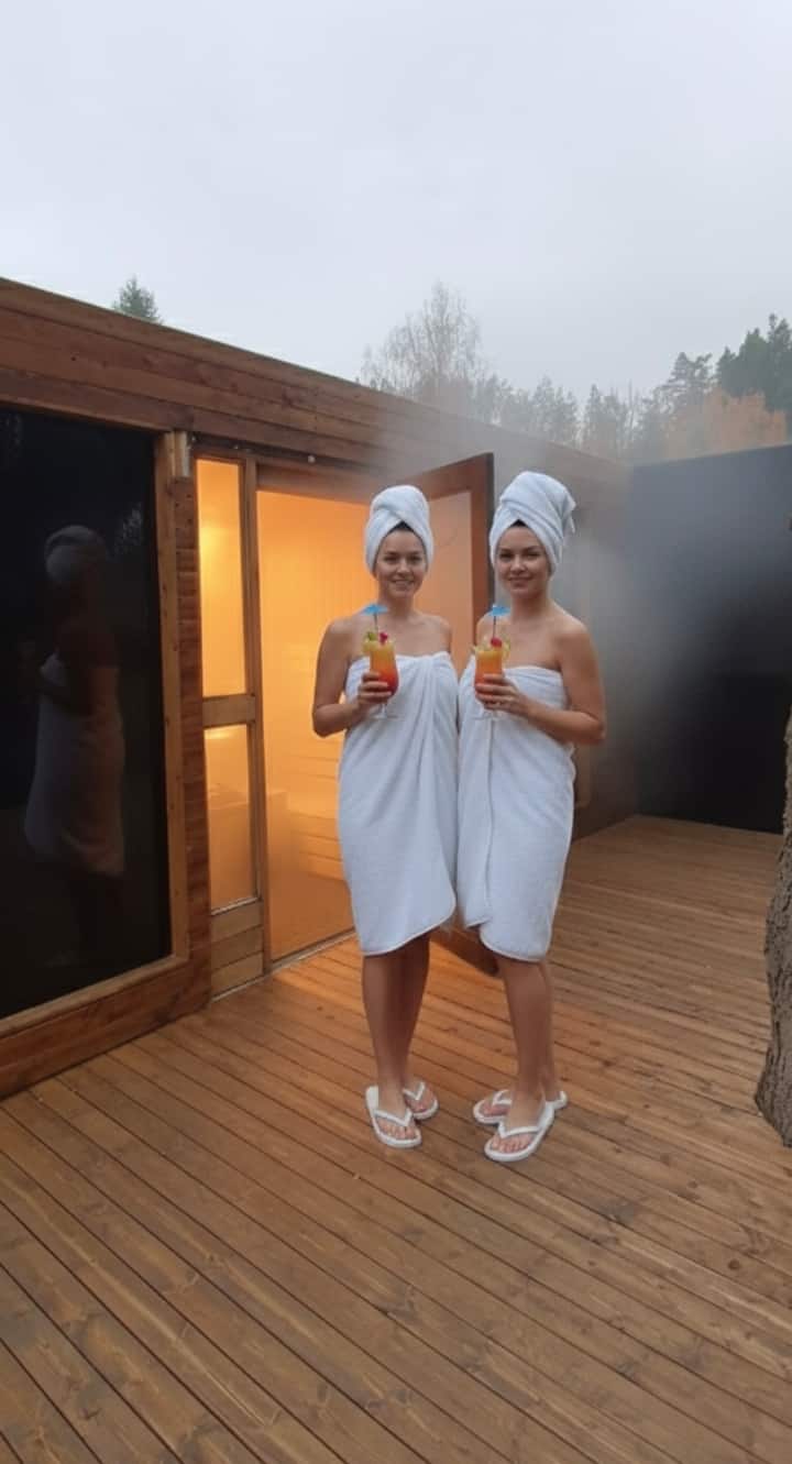 Sauna & Mirror Forest Hideaway - Karlovy Vary