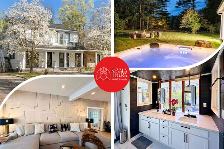 5br | 6 Ensuite Ba– Pool & Hot Tub, By Woodstock - Woodstock, NY