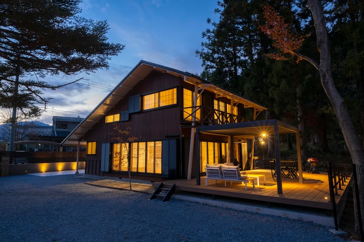 [Nag0001]nikko/sauna/bbq/firepit/cabinstay/125㎡ - 닛코시