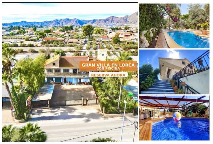 Villa Venta Ruizo Lorca-gran Terraza Con Piscina - Lorca