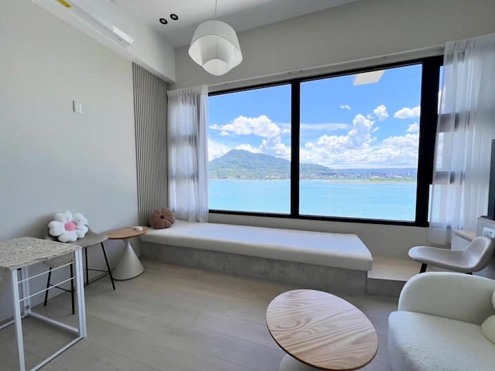 #Gnstay公館棧 淡水海景館9c  景色超美 樓中樓 獨立套房最多可住四人 訂房需另付押金 - 淡水區