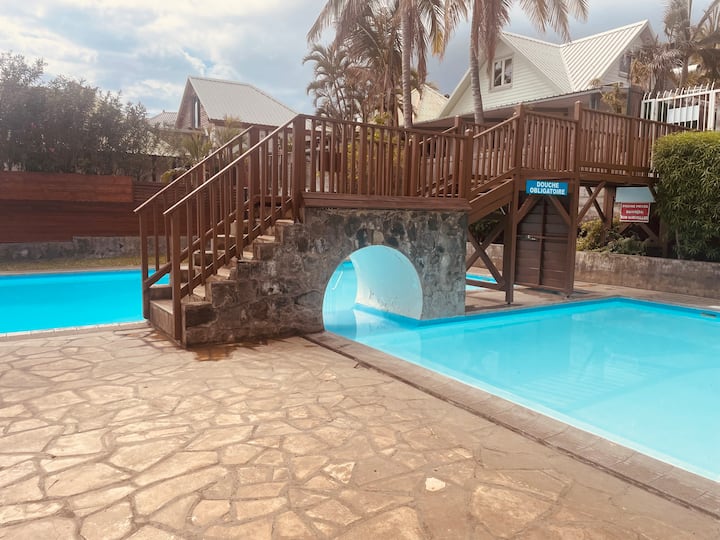 Appartement Cosy à 2 Min Du Lagon - Saint-Gilles les Bains