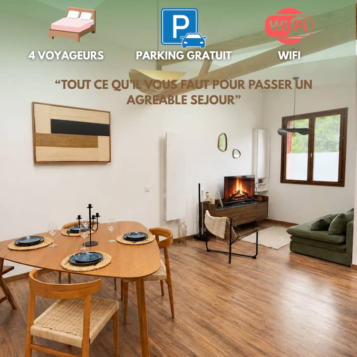 Loft Lumière - 4 Pers - Parking - Amiens