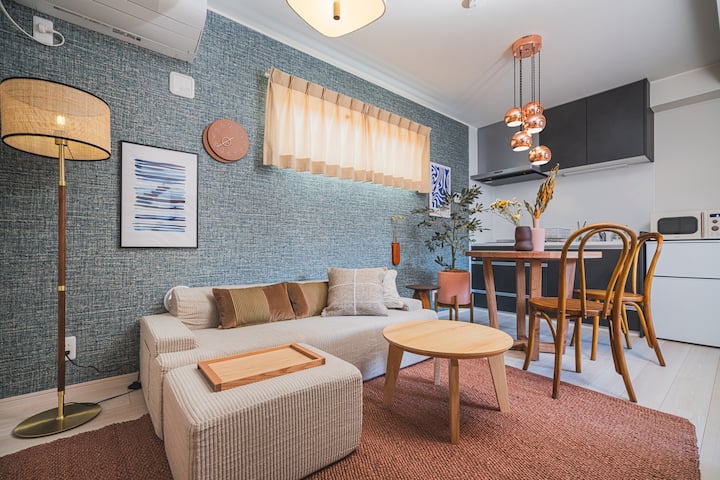 :)New Open|東京|新宿1駅２分|渋谷区初台駅徒歩8分|新築|30㎡|max3人|wi-fi - Shibuya