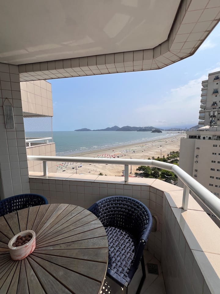 Flat Com Ac, Piscina E A Melhor Vista Da Cidade! - Santos