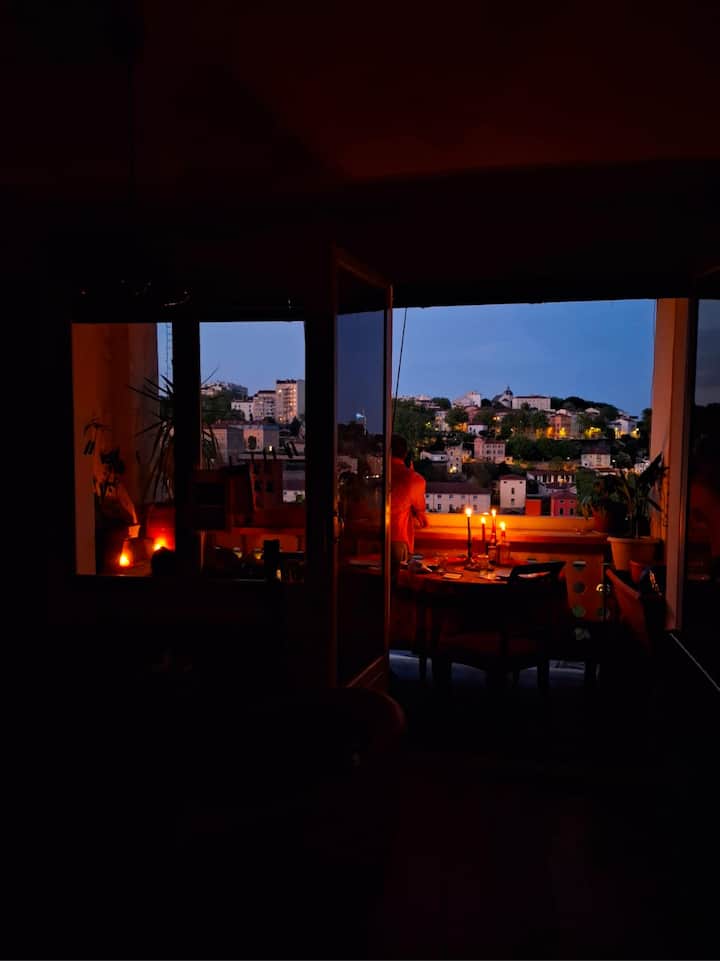 Appartement Bohème Avec Vue Sur La Saône - Lyon