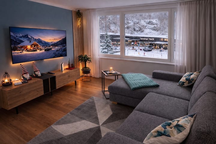 Zermatt Train Access•2min Täsch Station•68m² Apt - Täsch