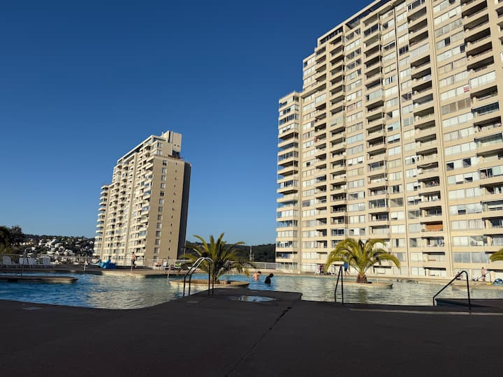 Cómodo Y Acogedor Departamento En Reñaca - Concón