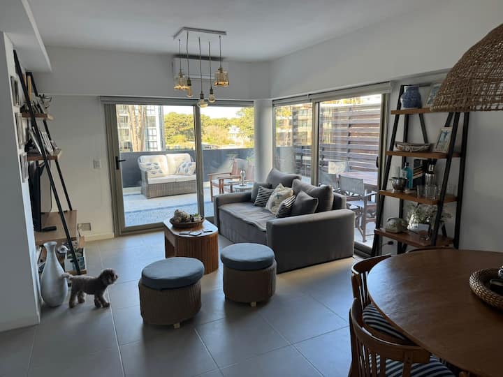 Depto. 3 Ambientes Con Terraza, Pinamar - Pinamar
