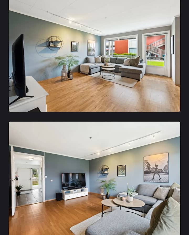 Koselig 3 Roms Leilighet - Levanger