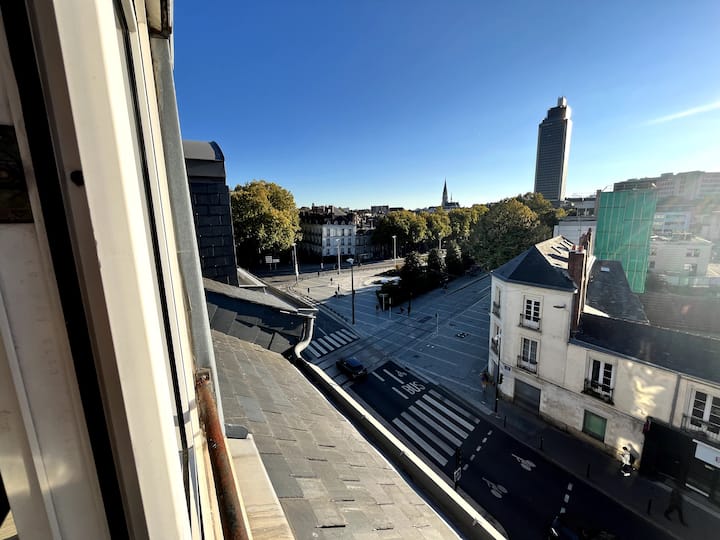Bel Ami Studio 2pers Tv Wifi - Gare de Nantes