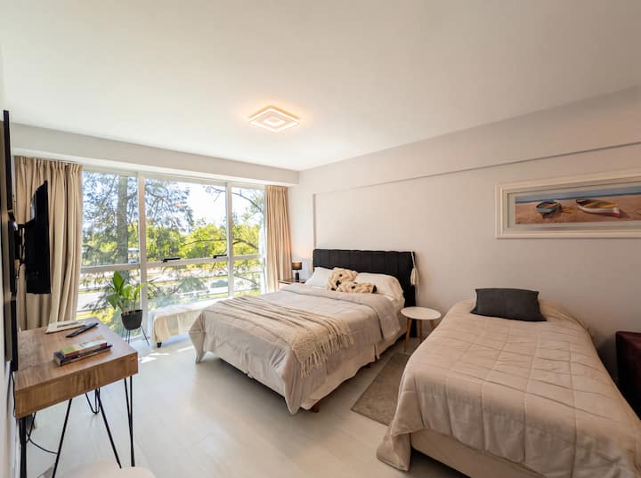 Studio Funcional 3 Huéspedes A Pasos De Palmas - Villa Rosa