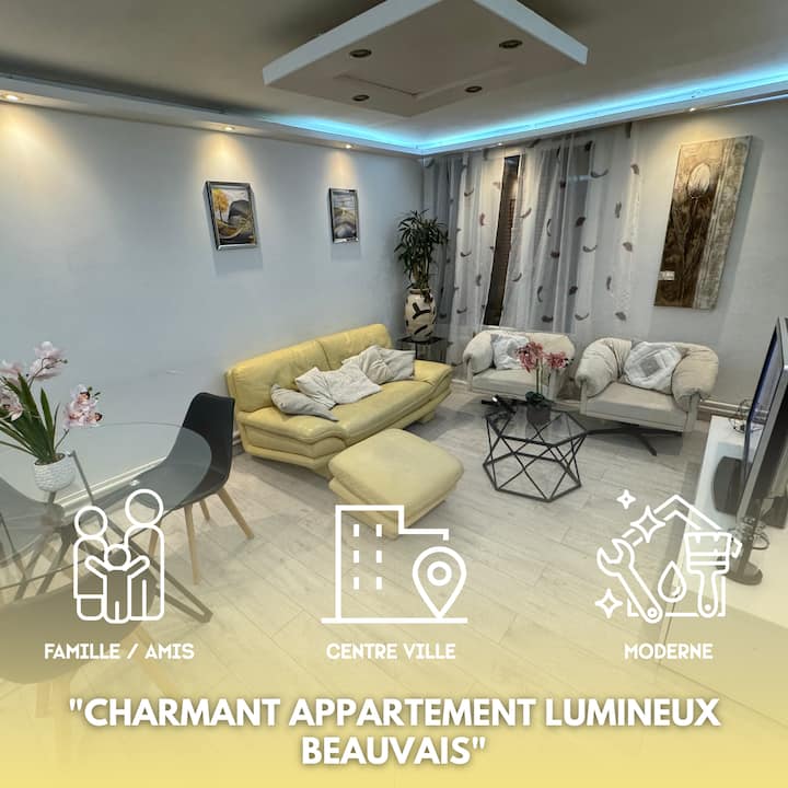 Appartement Lumineux Centre - Beauvais