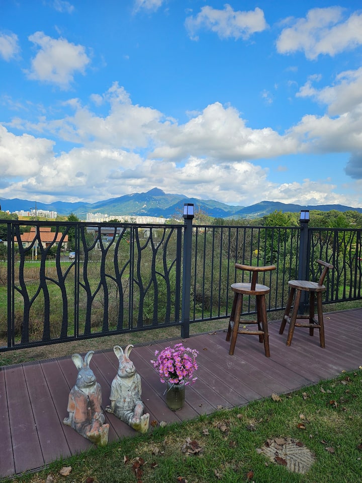 &희랑, 별채(2~5인)
독채_개인정원_원두막 - 양평읍