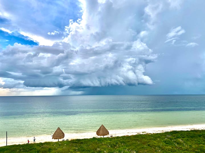 Penthouse Junto Al Mar De Yucatan. - Telchac Puerto