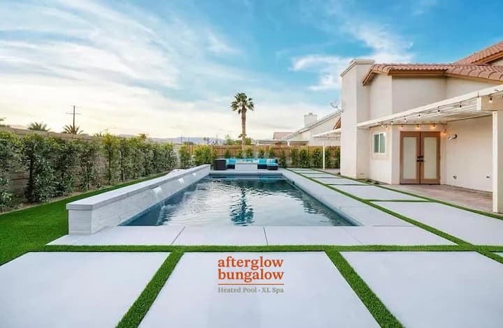 Boho 3br + Loft • Pool, Xl Spa, Gym & Game Garage - La Quinta, CA