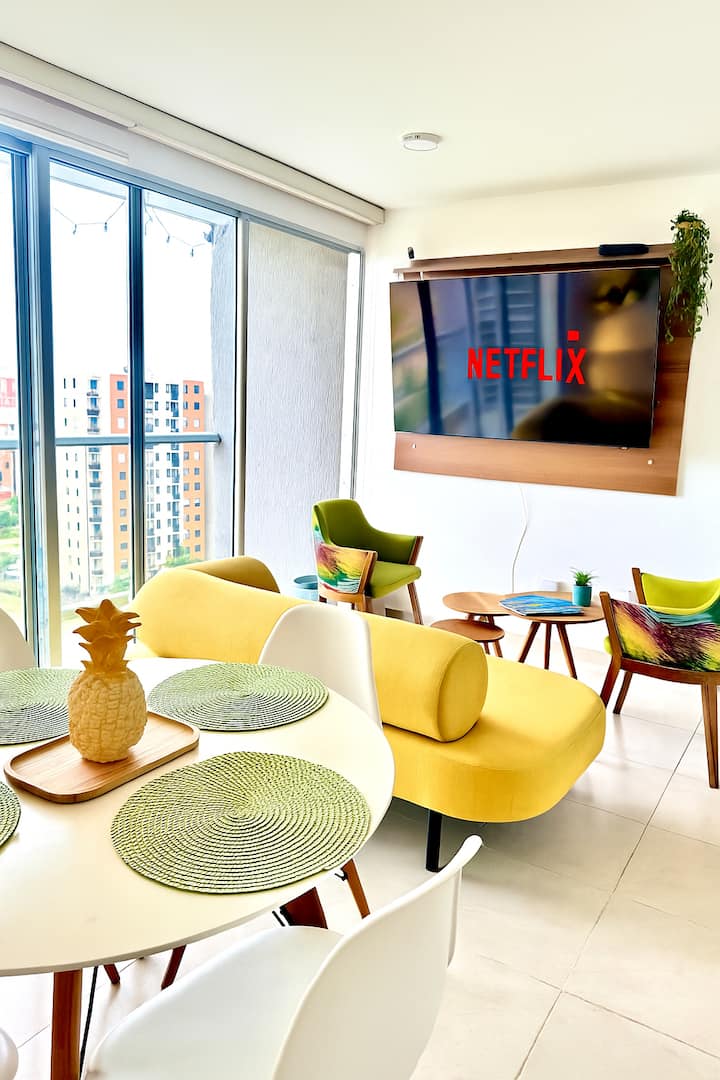 Apartamento Completo Moderno|parqueadero| - Barranquilla