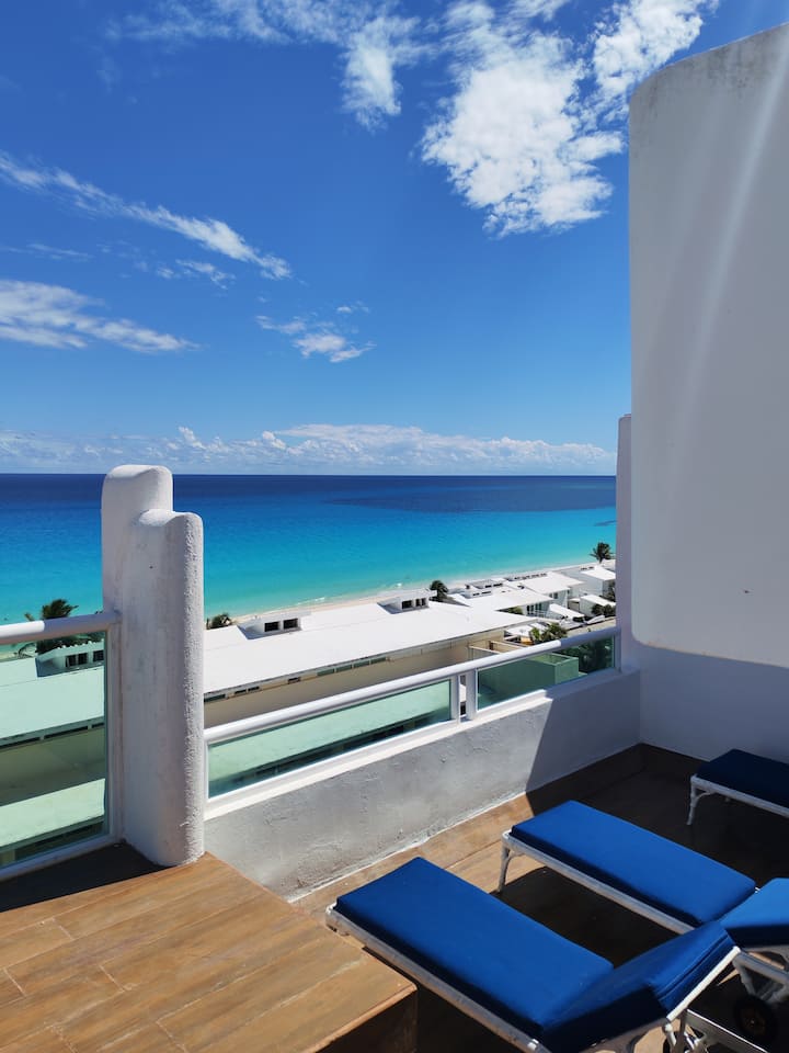 Departamento Lujoso De Dos Pisos Y Jacuzzi - Cancún