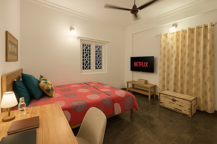Elegant Rooftop Stay • Central Bangalore - Bengaluru