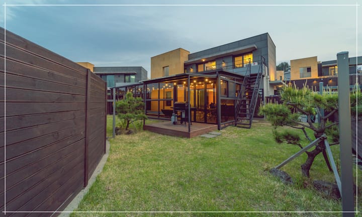 [오픈특가]프라이빗 독채, 단독 온수풀,수영장, 풀빌라,대형수영장,바베큐,스파,125 - Jeju-si