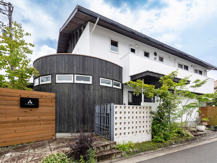 Cv Spacious 178㎡ Villa W/ Sauna & Garden View - 이와쿠니시