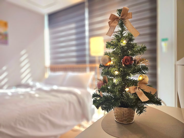 평택역/802/​호텔침구/장기숙박/교통 편리/풀옵션레지던스/평택터미널/전통시장/주차불가 - South Korea