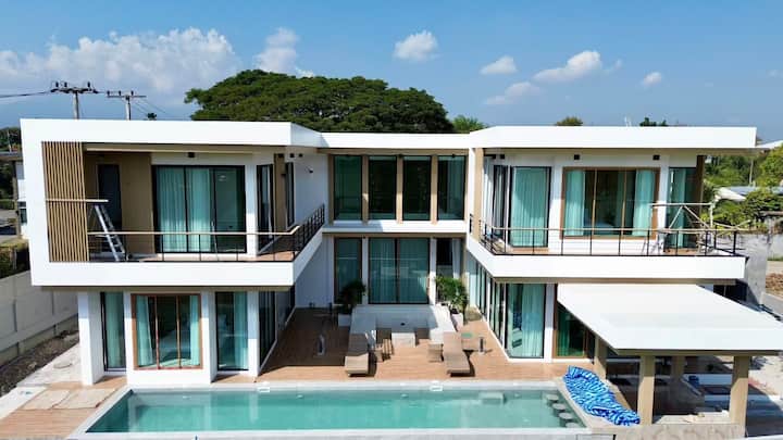 7️⃣清迈全新6卧现代泳池别墅. - Chiang Mai