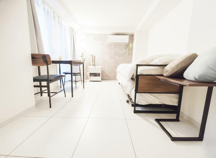 102・すすきの中心徒歩１１分・最大２名・同建物３部屋計７名まで・消耗品充実wi-fi無料・出張にも - Sapporo