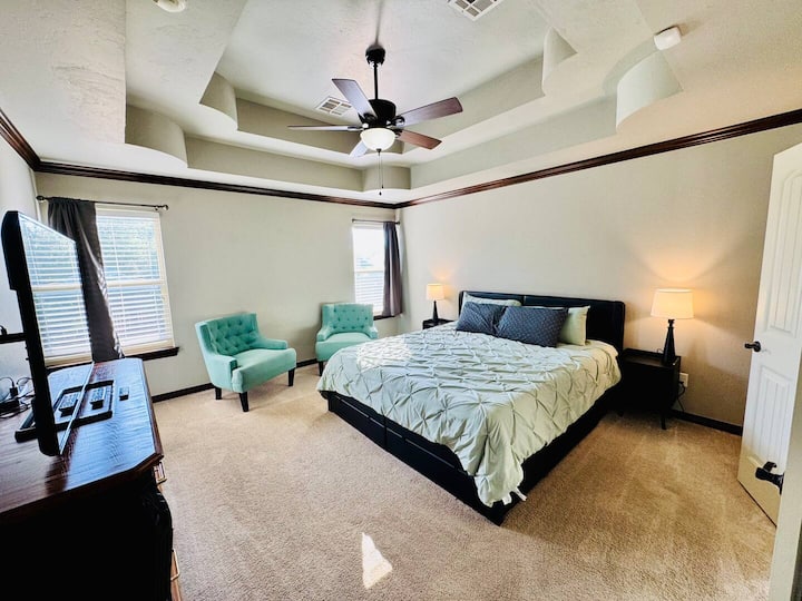 Spacious Moore 3br W/ Sauna, 15m To Okc & Ou - Lake Stanley Draper, OK