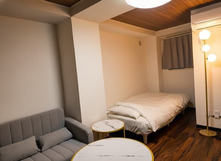 すすきの中心徒歩１１分・最大２名・同建物３部屋計７名まで・消耗品充実Wi-fi無料・出張にも・105 - Sapporo