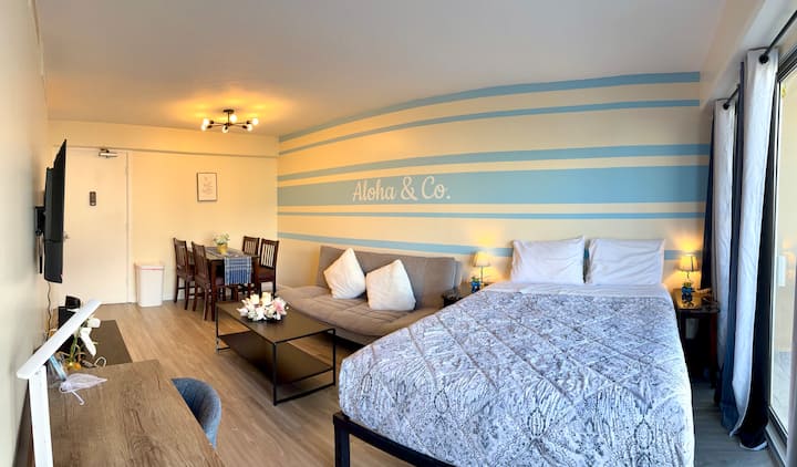 New One Bedroom In Waikiki/kitchen/pool/wi-fi/ac - 래니카이 비치
