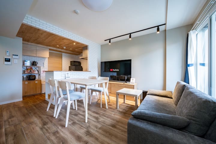 大型ショッピングモール　すぐ近く　７０平米　３ベッドルーム  Zh02 - Sapporo