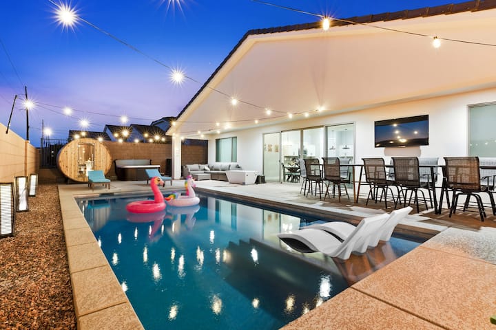 Sauna-barrel Sauna-game Room-heated Pool - Mesquite, NV