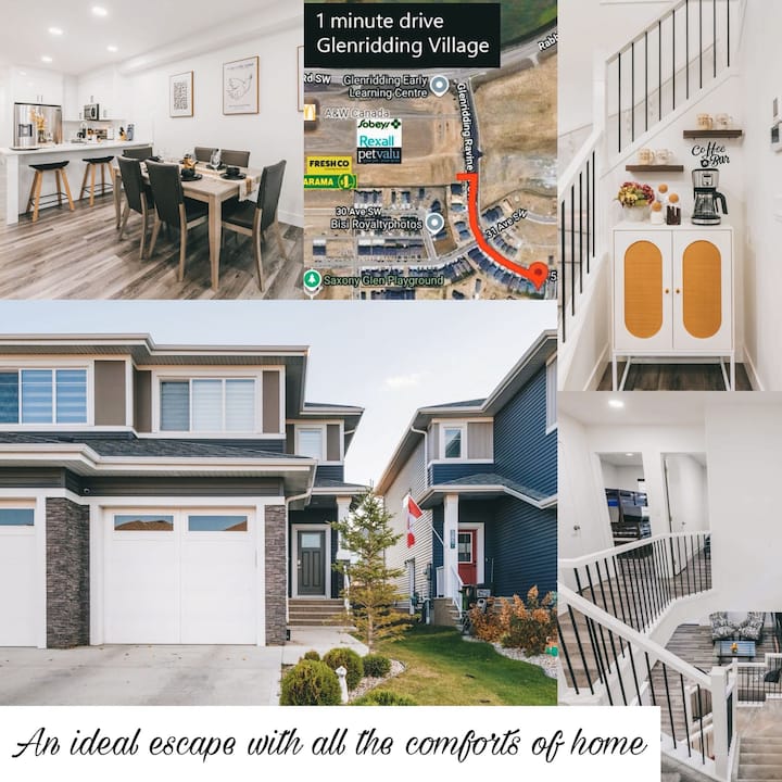Elegant 3br Aura Retreat | 4 Beds + Ac + Garage - Canada