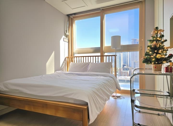 평택역/706/호텔침구/장기숙박/교통편리/풀옵션레지던스/평택터미널/전통시장/주차불가 - 세교동