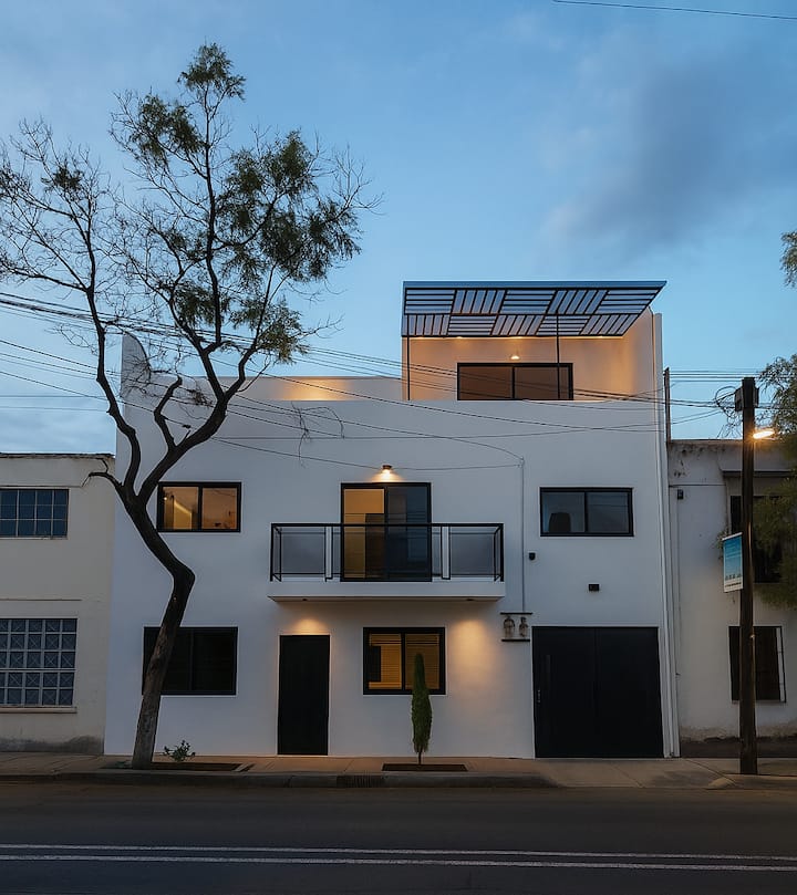 Depa Moderno • Aicm • 8 Huéspedes + Wifi Rápido - Mexico City