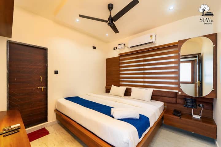 Luxury Premium King Ac Room | Stay Inn Dandeli - Dandeli
