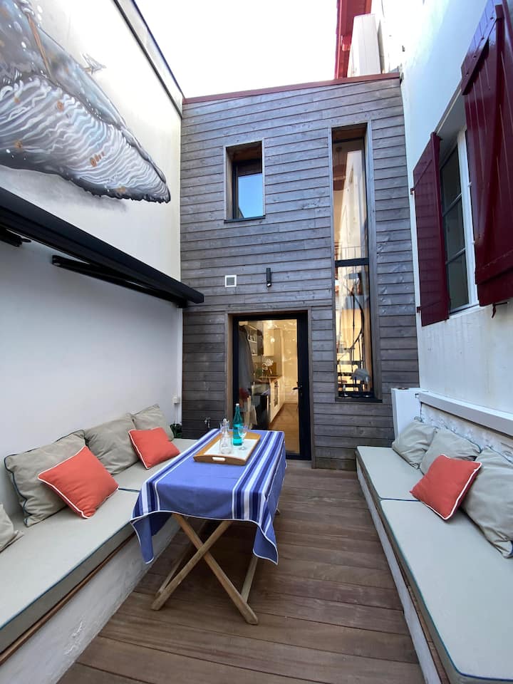 Maison Avec Extérieur à 15' Des Plages - Biarritz