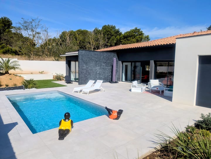 Villa Syrah - Piscine - Jardin - Narbonne